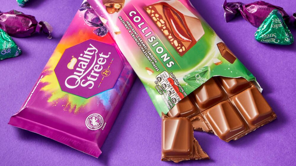 Nestlé delivers 'cosmic collision' with Quality Street bar series ...